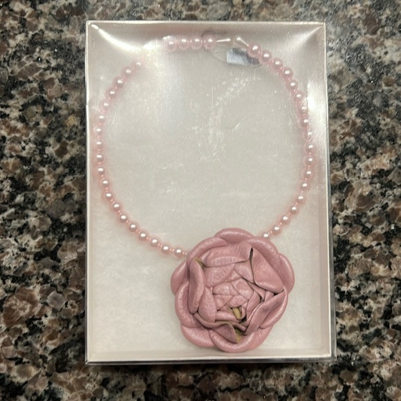 Jewelry Handmade Leather Choker Blush Pink Poshmark